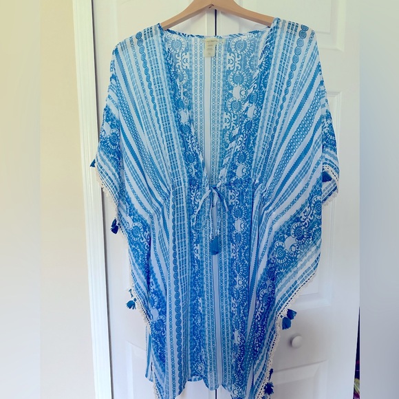 Bleu Rod Beattie | Swim | Bleu Rod Beattie Vneck Tunic Swim Cover Up ...